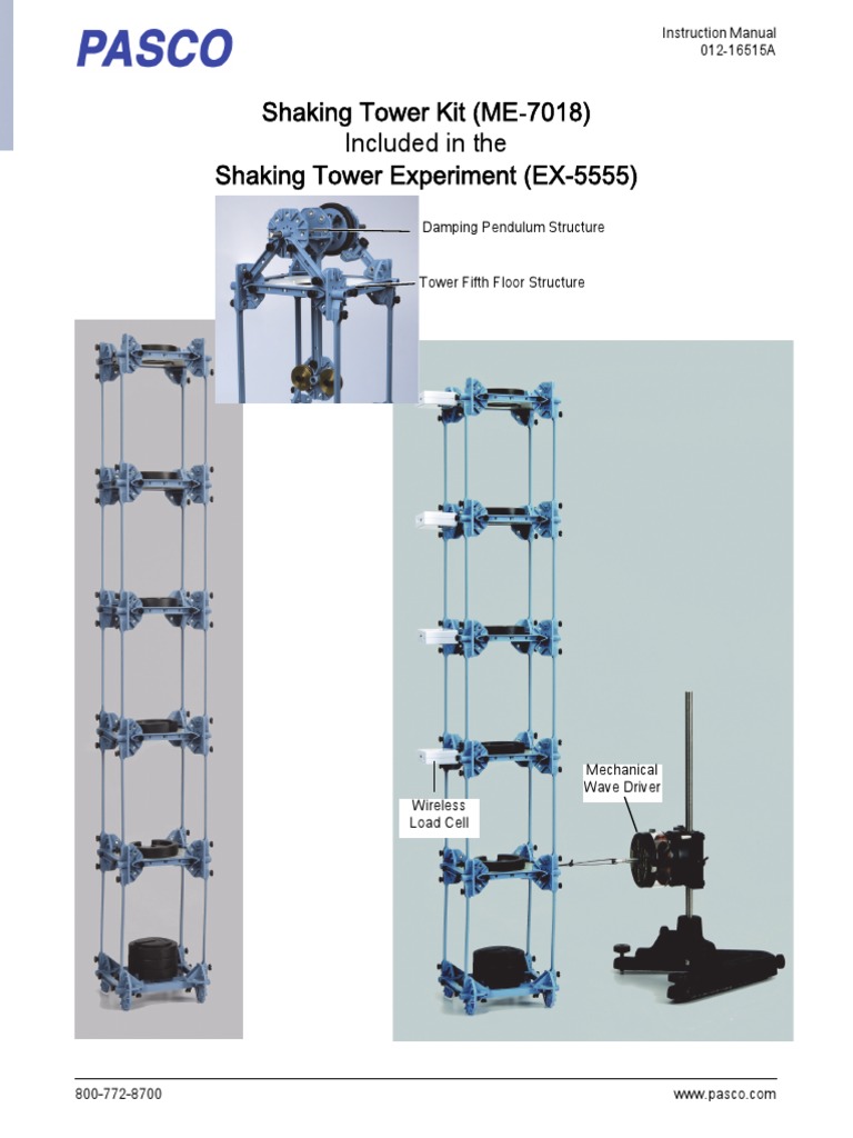 Shaking Tower Kit Manual ME 7018 | PDF