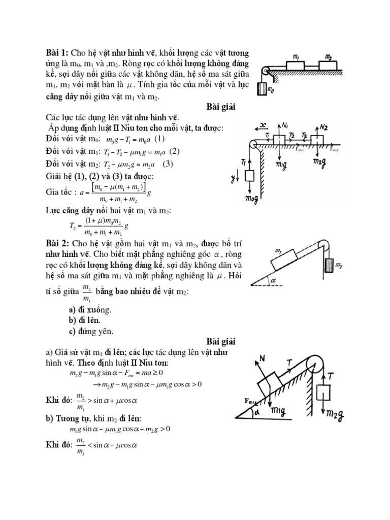 Bai Tap Dong Luc Hoc Chat Diem | PDF