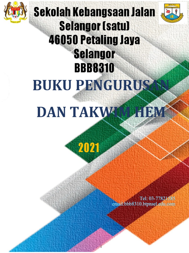 Buku Pengurusan Hem Takwim 2021 | PDF