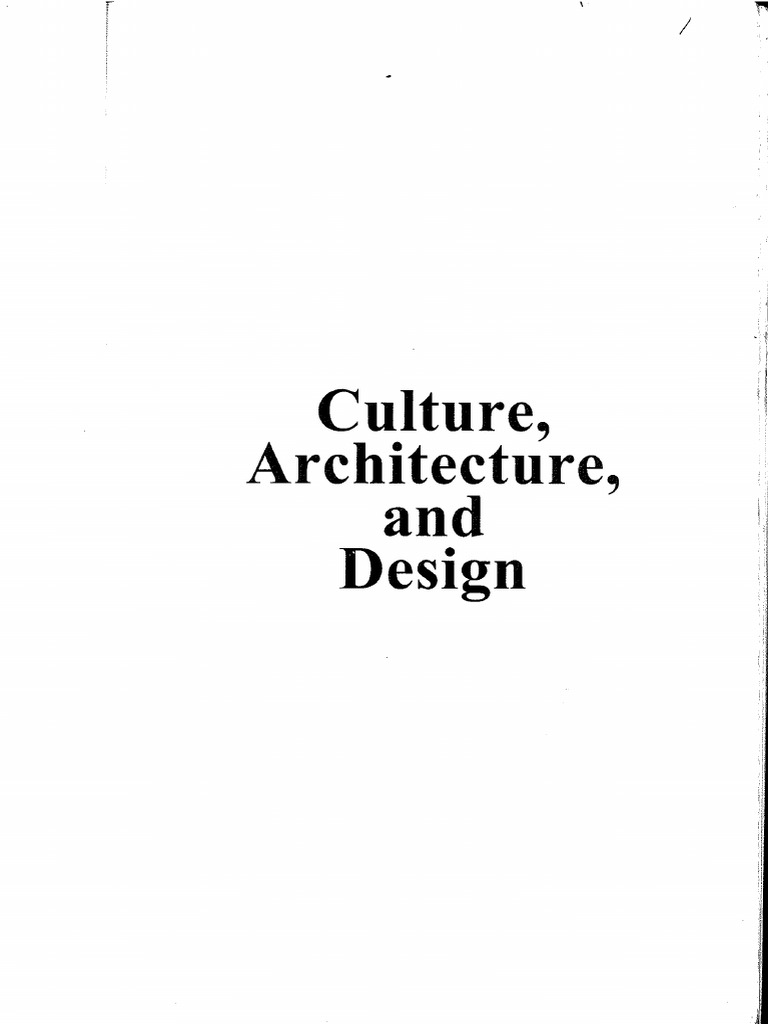 Culture Architecture&Design | PDF Culture Architecture&Design | PDF