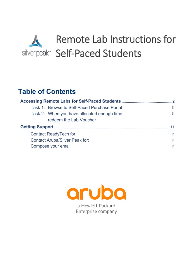 ASD - 9.x Remote Lab Instructions For Self-Paced Students | Download Free PDF | Computer ...