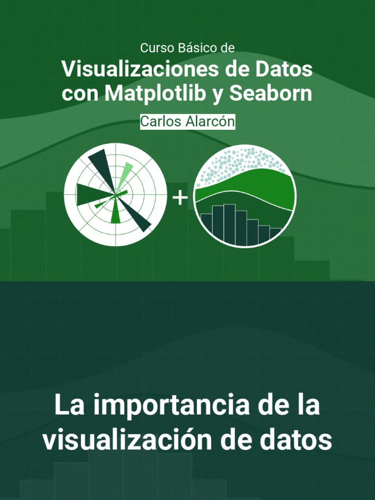 Slides Del Curso Basico de Matplotlib Seaborn | PDF | Informática