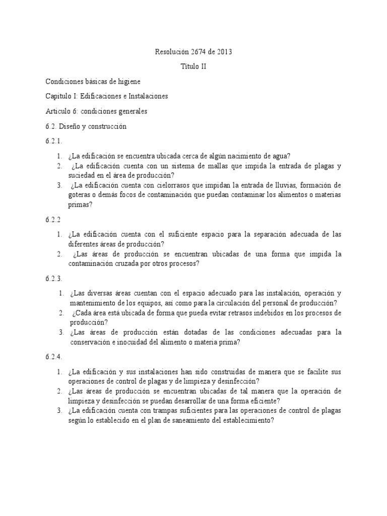 Resolución 2674 de 2013 Final | PDF