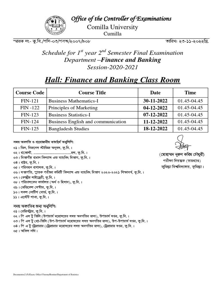 FIN 2020-2021 (1st Year 2nd) | PDF