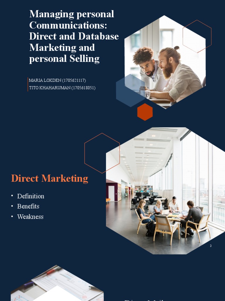 Managing Personal Communications | PDF | Sales | Direct Marketing