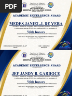 Academic Excellence Award Certificate.1 | PDF