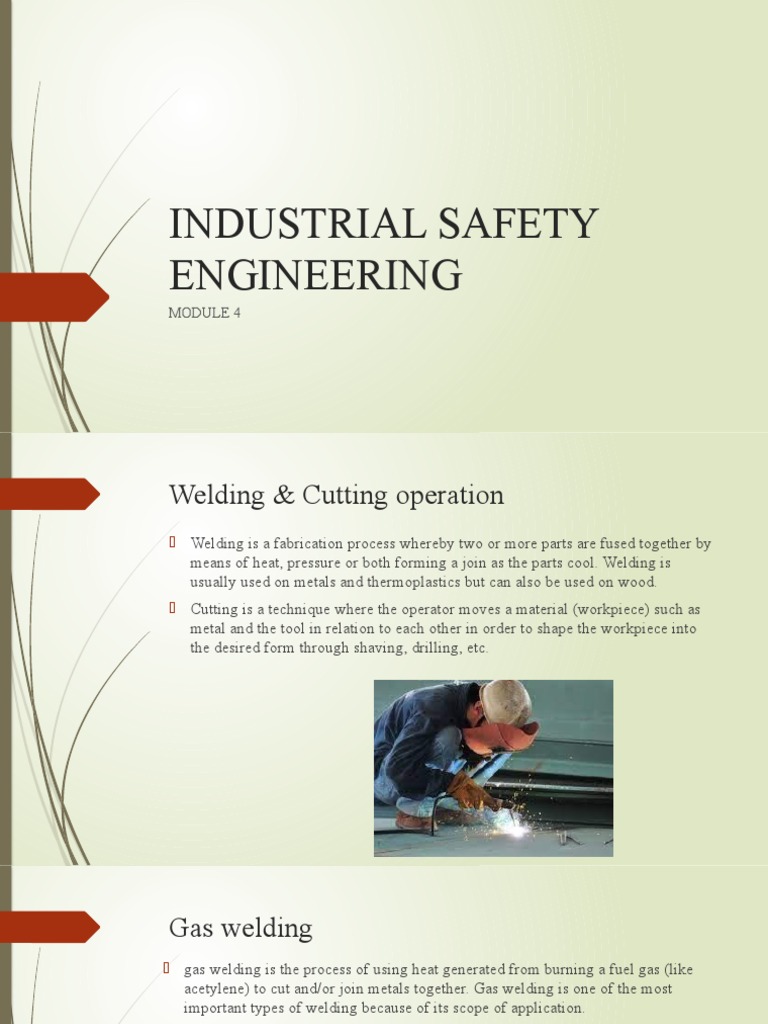Industrial Safety Engineering 4.1 | PDF | Welding | Construction