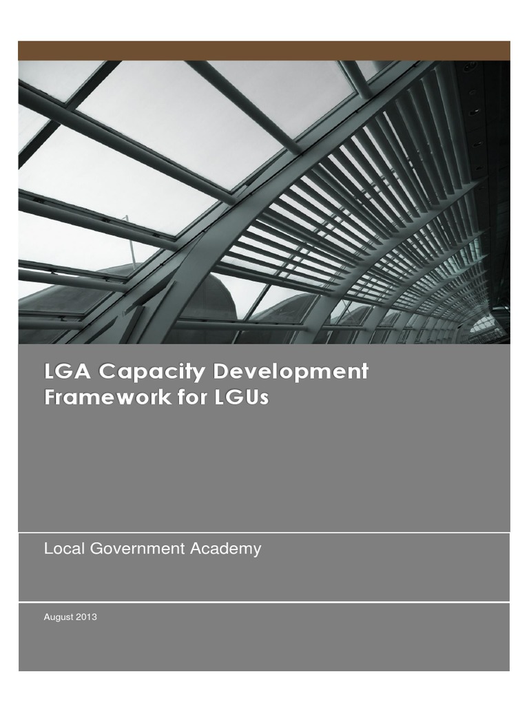 LGA Capacity Development Framework 2013 | PDF
