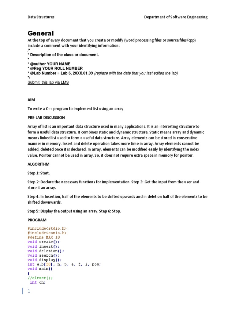 LAB Arrays | PDF | Array Data Structure | Computer Program