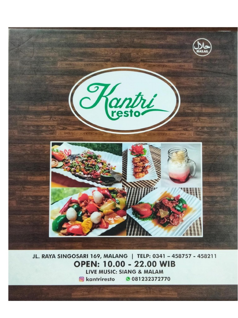 Menu Kantri Resto | PDF