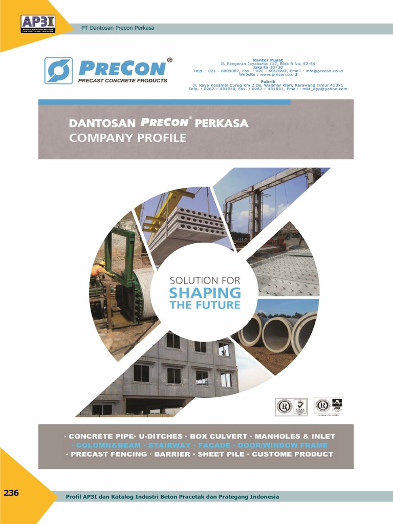 Dantosan Precon Perkasa - AP3I 1 | PDF