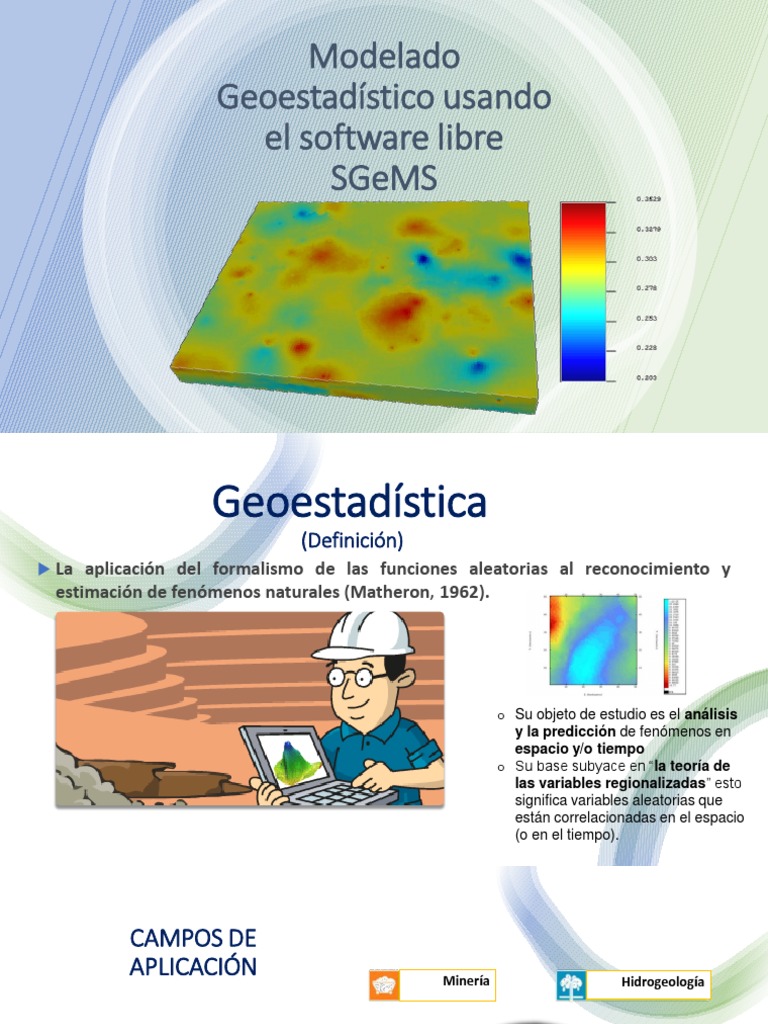 Modelado Geoestadístico con SGeMS | PDF | Estadísticas | Diferencia