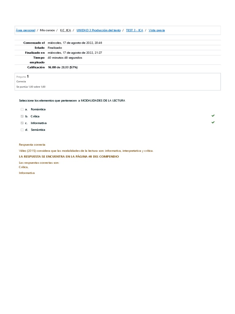 Simulador Virtual Ica Test 3 - Aseup | PDF