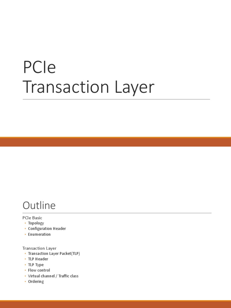 Understanding the Transaction Layer in PCI Express | PDF | Network Protocols | Internet Protocols