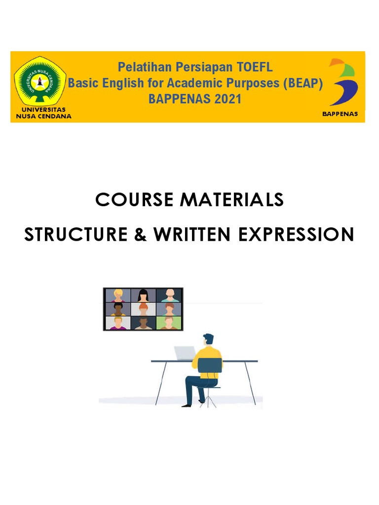 2 - Structure - Written Expression | PDF | English Language | Vocabulary
