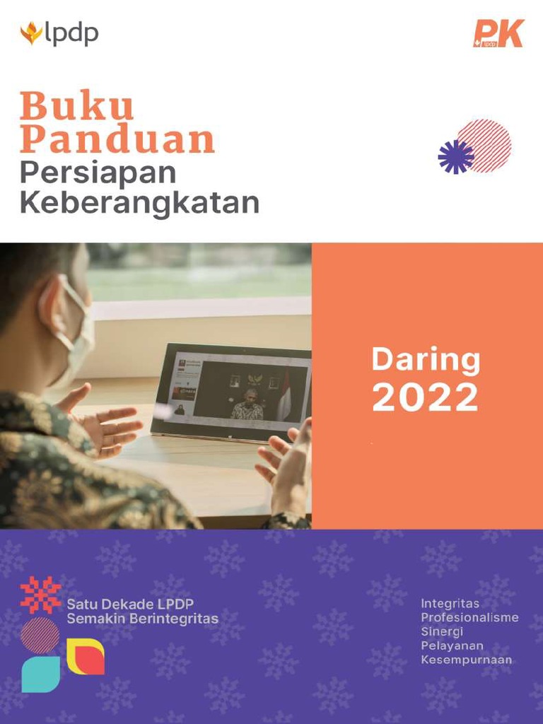 Buku Pedoman Peserta PK Daring LPDP | PDF