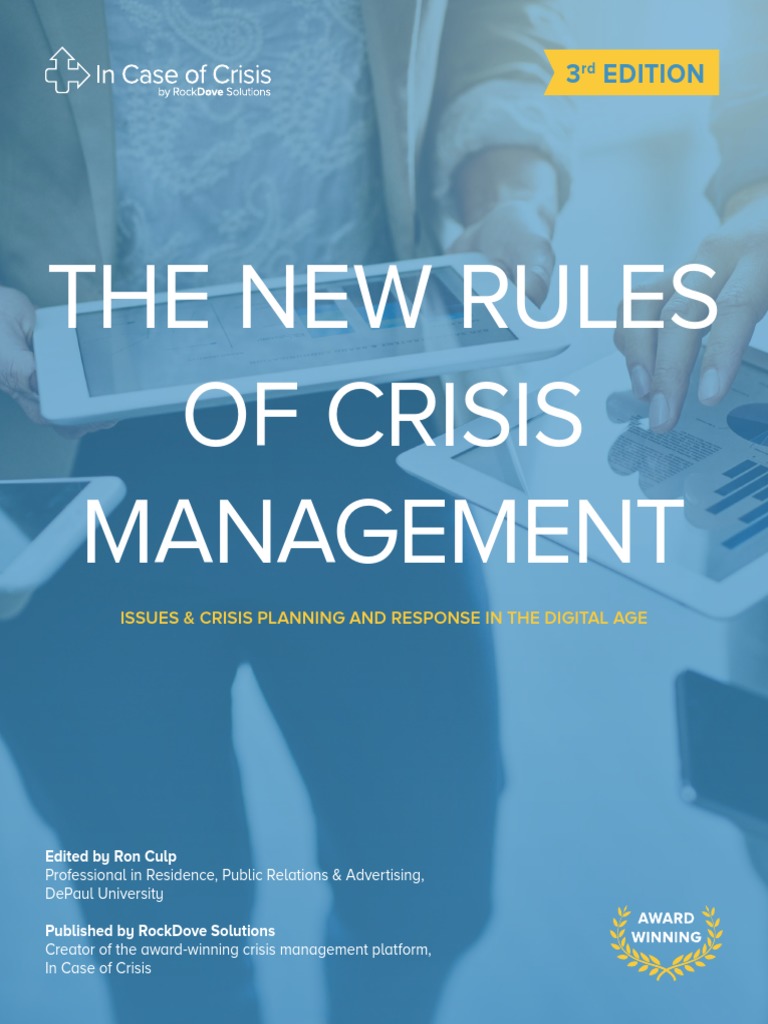 The New Rules of Crisis Management - 3rd Edition | PDF