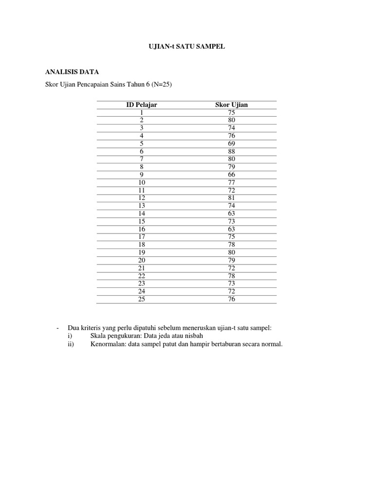 Contoh Analisis Data Kuantitatif | PDF