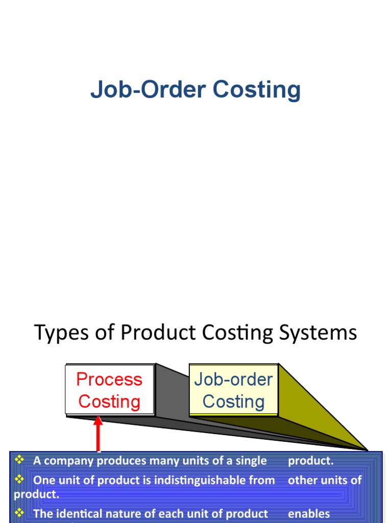 Chapter 1-Job Order Cost Cycle | PDF