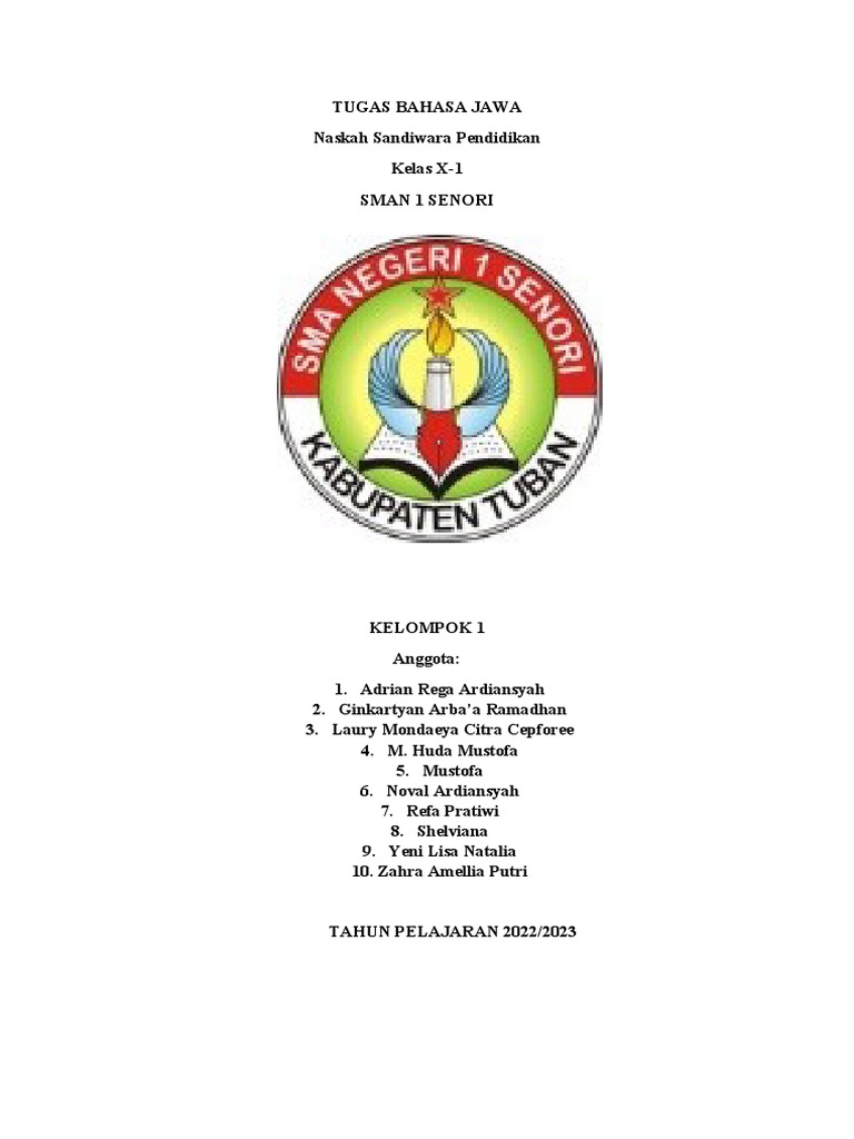 Naskah Sandiwara Bahasa Jawa | PDF