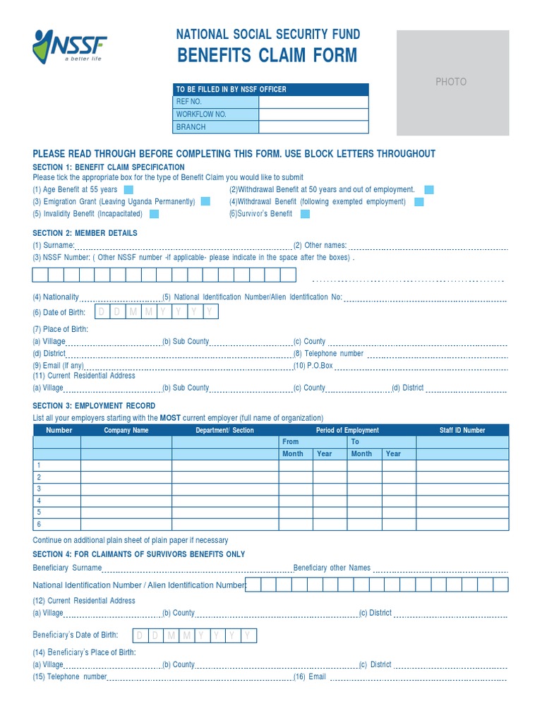 Claim Form-1 | PDF