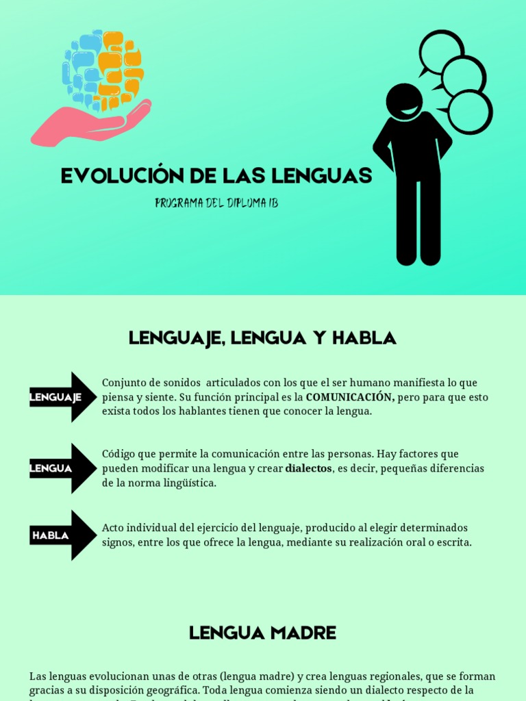 Evolución de Las Lenguas | PDF | latín | Lengua española
