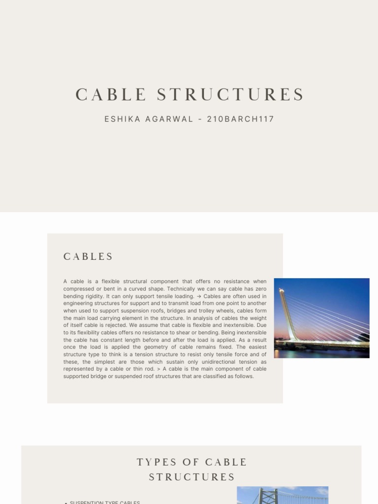 Cable Structures Pdf