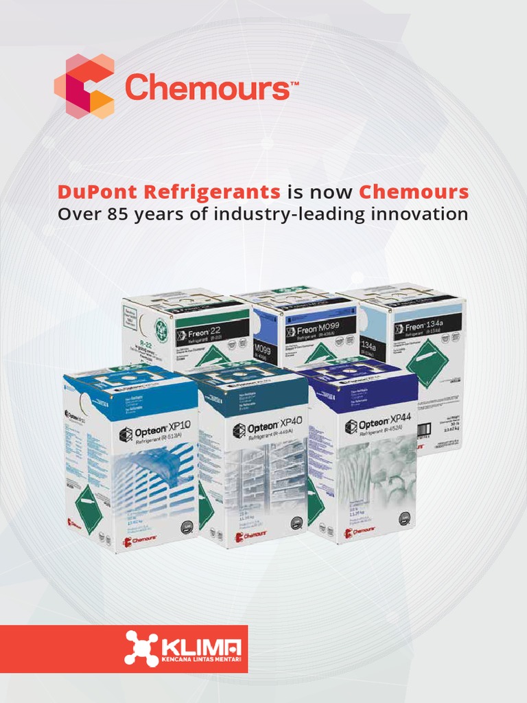 Chemours Brochure | PDF | Cold | Heat Transfer