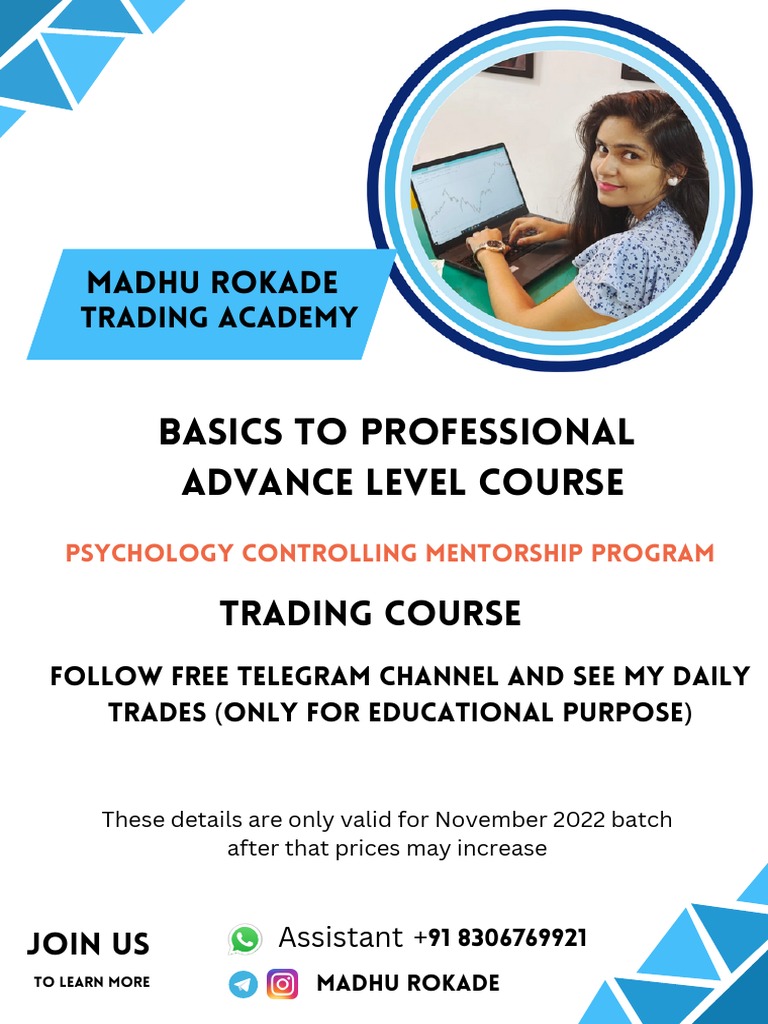 Advanced Trading Course with Madhu | PDF