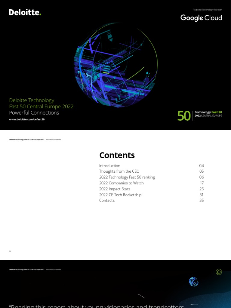 Ce Technology Fast 50 Report 2022 Deloitte | PDF