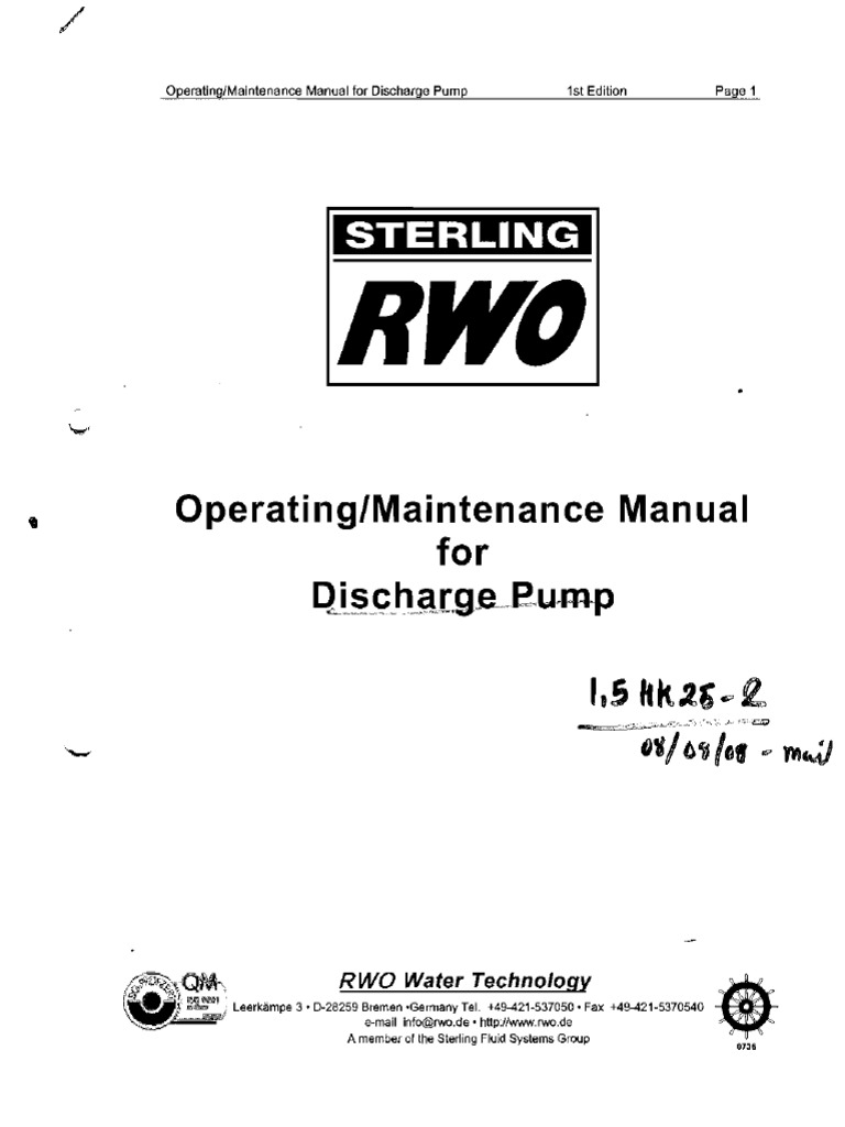 Maintenance and Troubleshooting Guide for Discharge Pumps | PDF | Pump ...