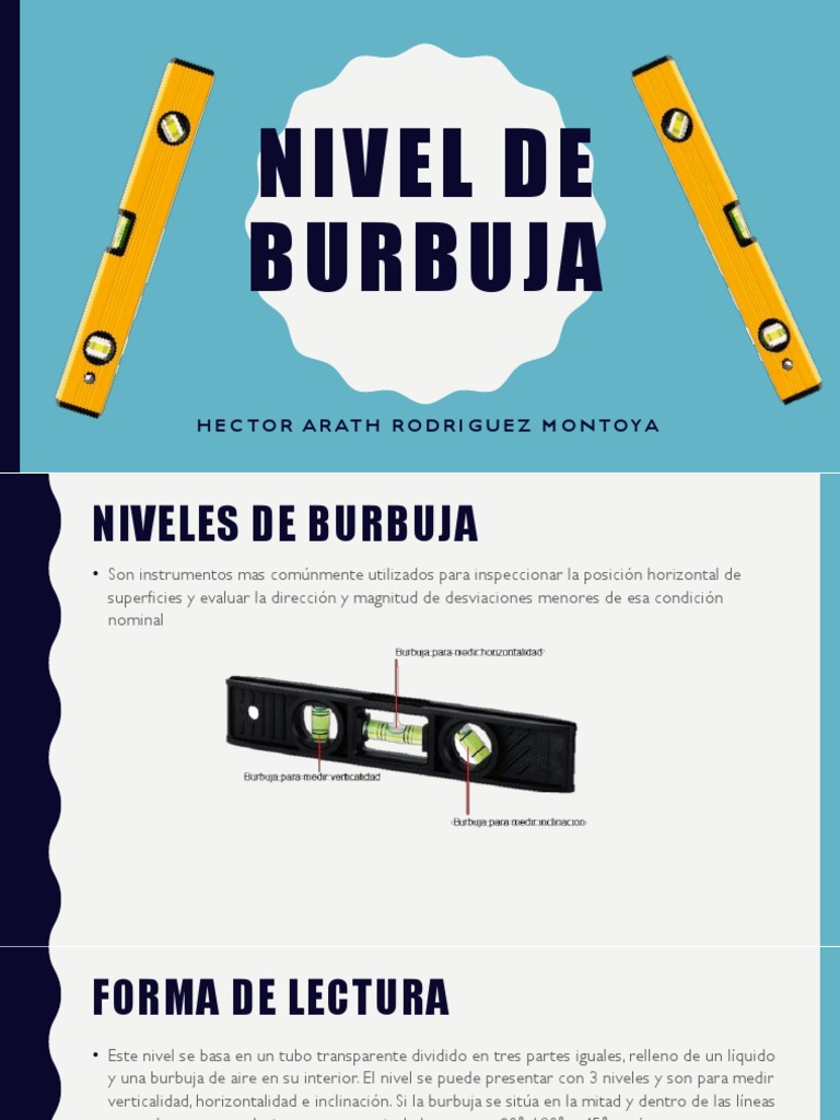 Clase-Nivel de Burbuja | PDF