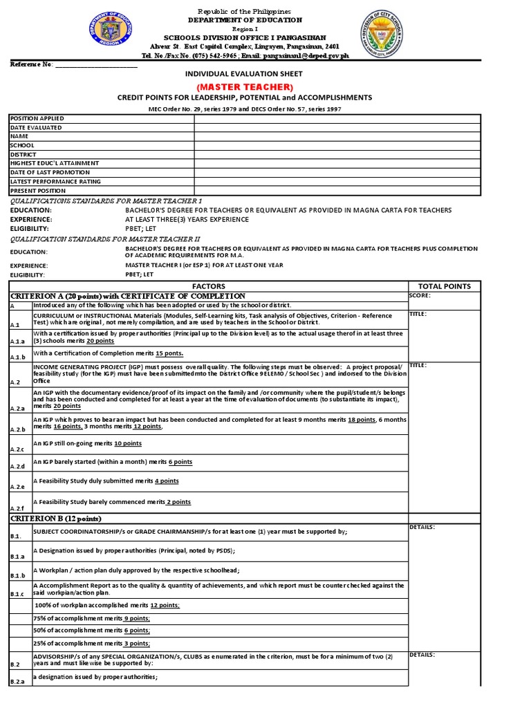 Scoring Sheets | PDF