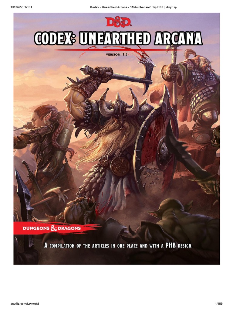 Codex - Unearthed Arcana | PDF
