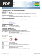 Safety Data Sheet for Pozzocrete | PDF | Fly Ash | Dust