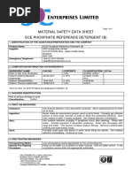 MSDS ECE Non Phosphate Detergent A | PDF