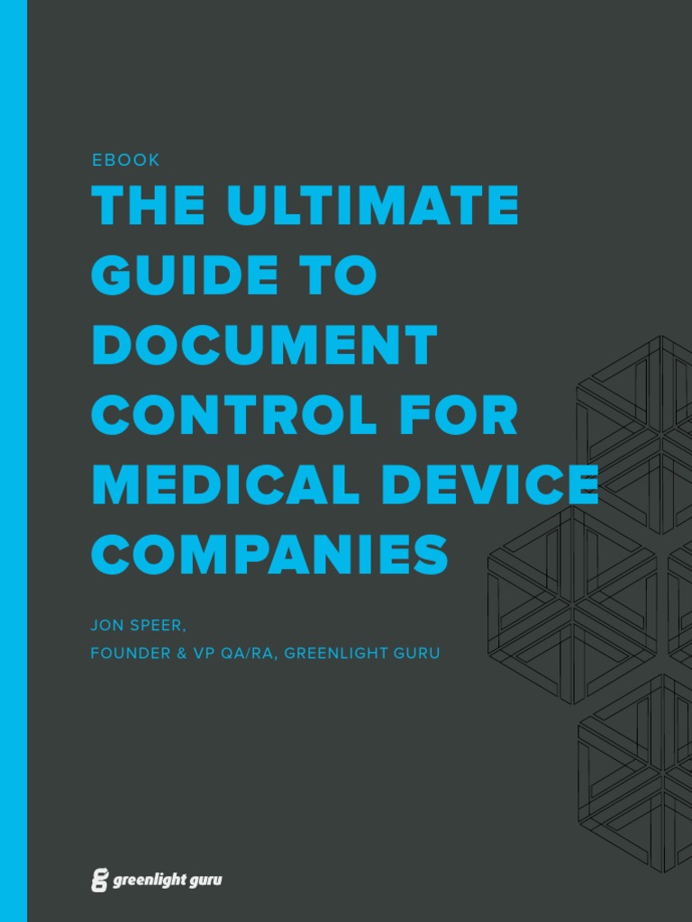 Document Control for Medical Devices | PDF | Quality Management System ...