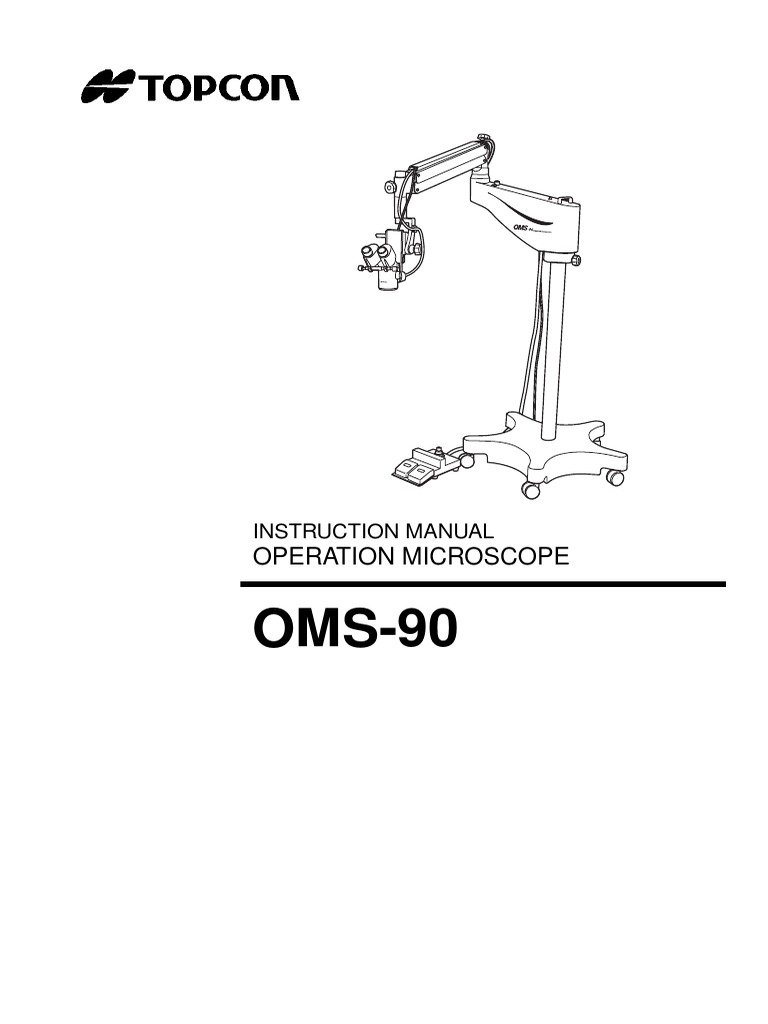 Topcon Medical Systems Oms 90 Instruction Manual | PDF