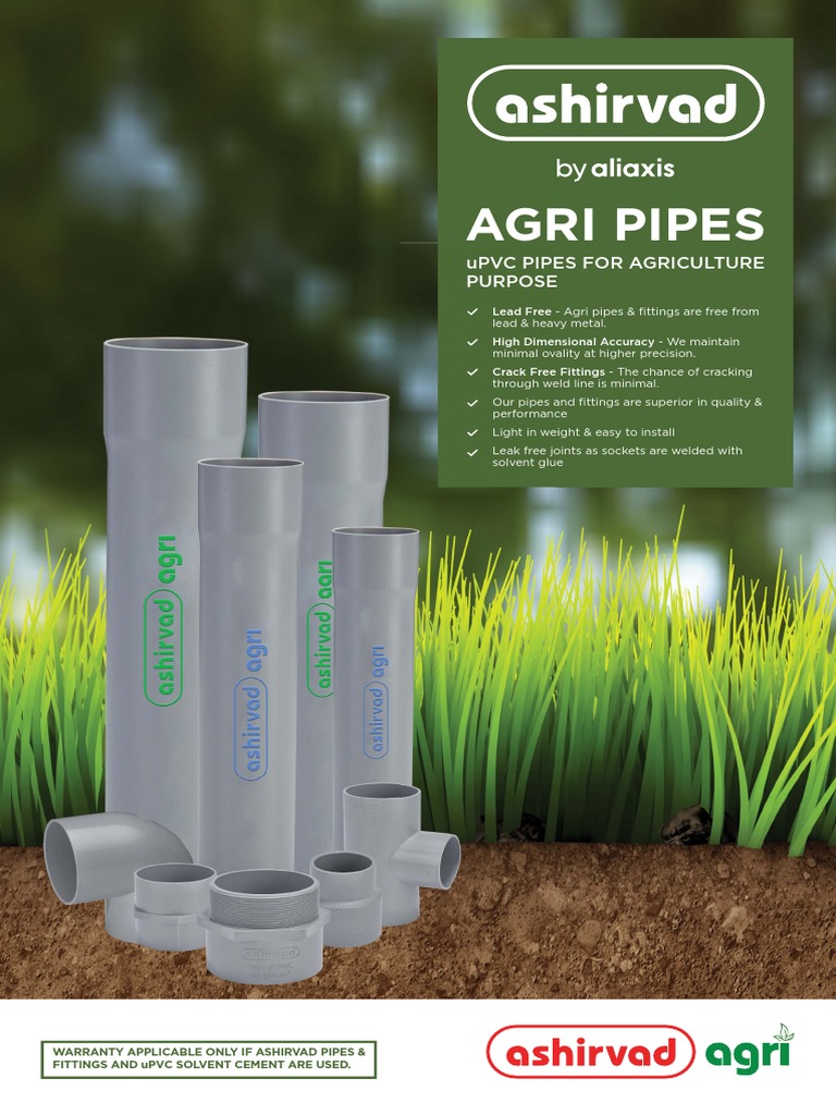 Ashirvad Agri Pipes Fittings 2 | PDF | Pipe (Fluid Conveyance) | Corrosion