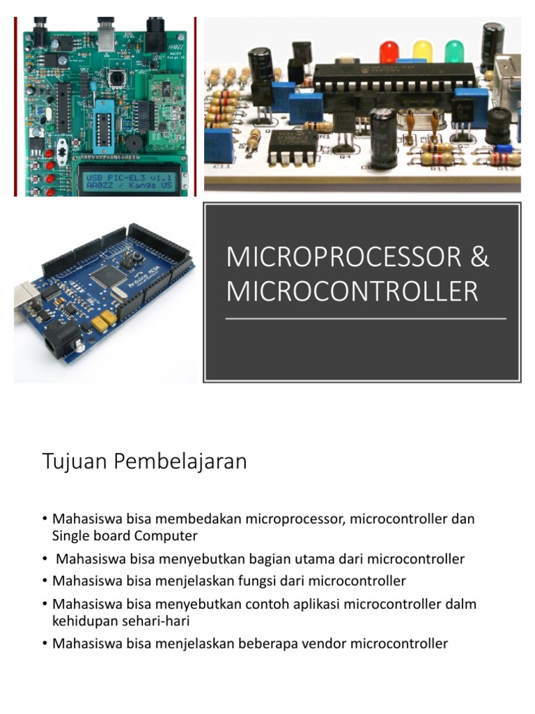 02 - Microprocessor Dan Microcontroller | PDF | Microcontroller ...
