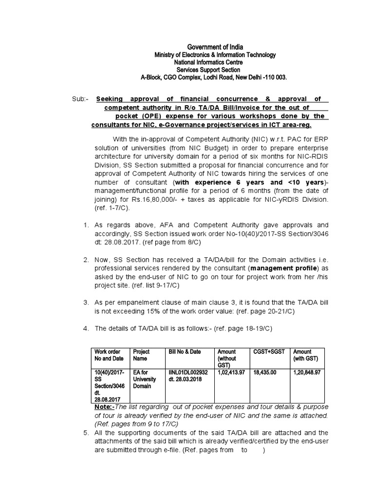 TA Bill | PDF | Economies | Government