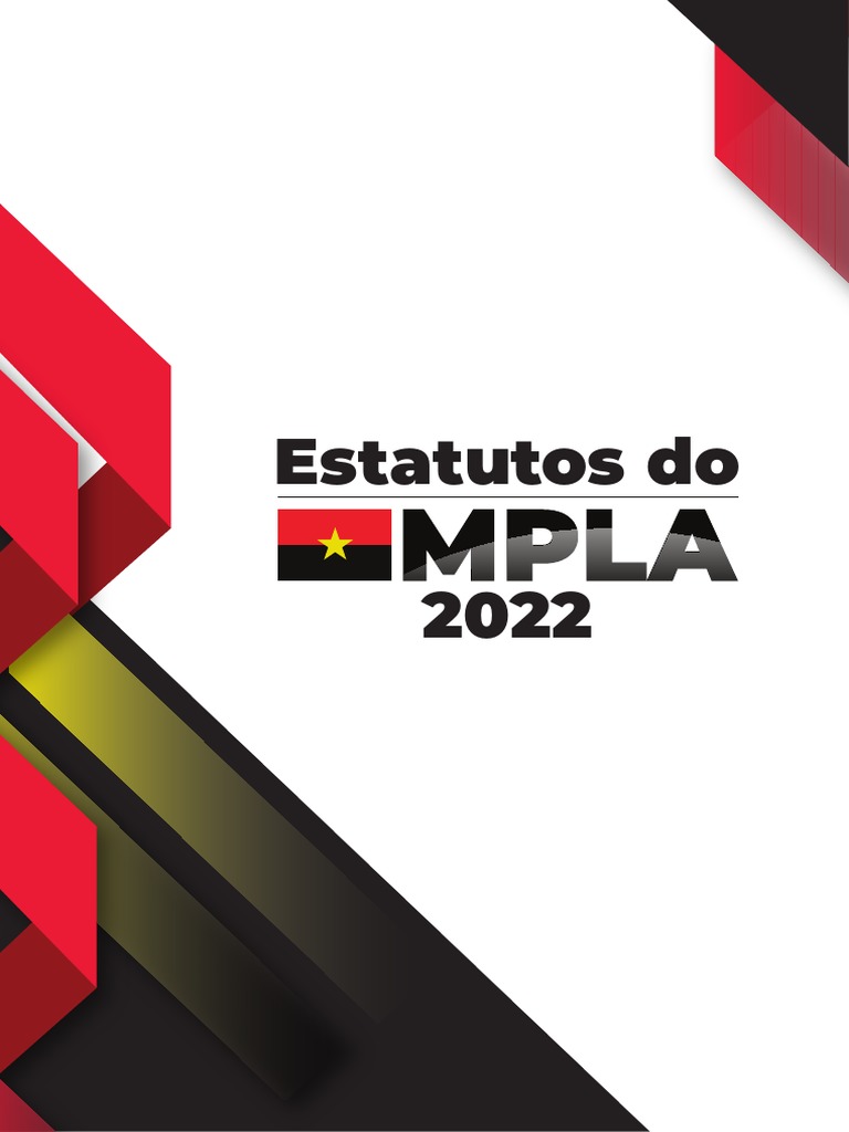 Estatutos do MPLA 2022 | PDF | Angola | Democracia