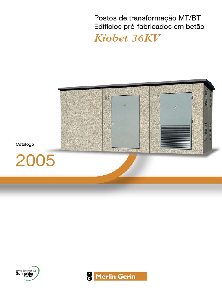 SCHNEIDER 2015 KIOBET36kv | PDF | Substação elétrica | Engenharia Civil