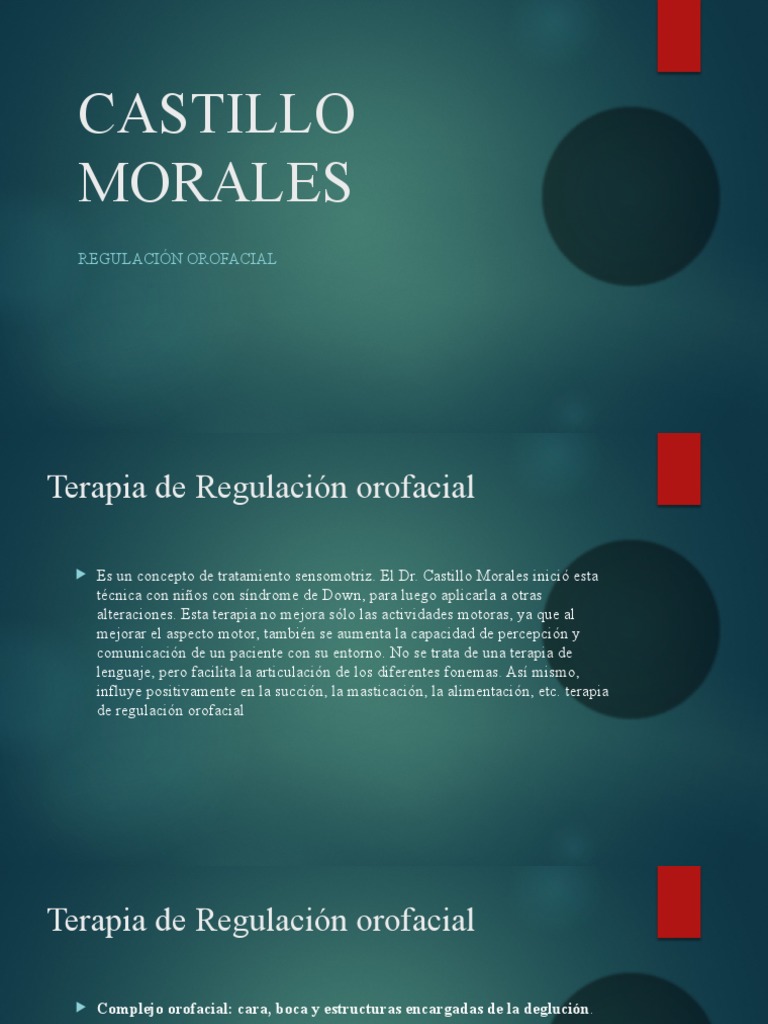 CASTILLO MORALES Regulacion Orofacial | PDF