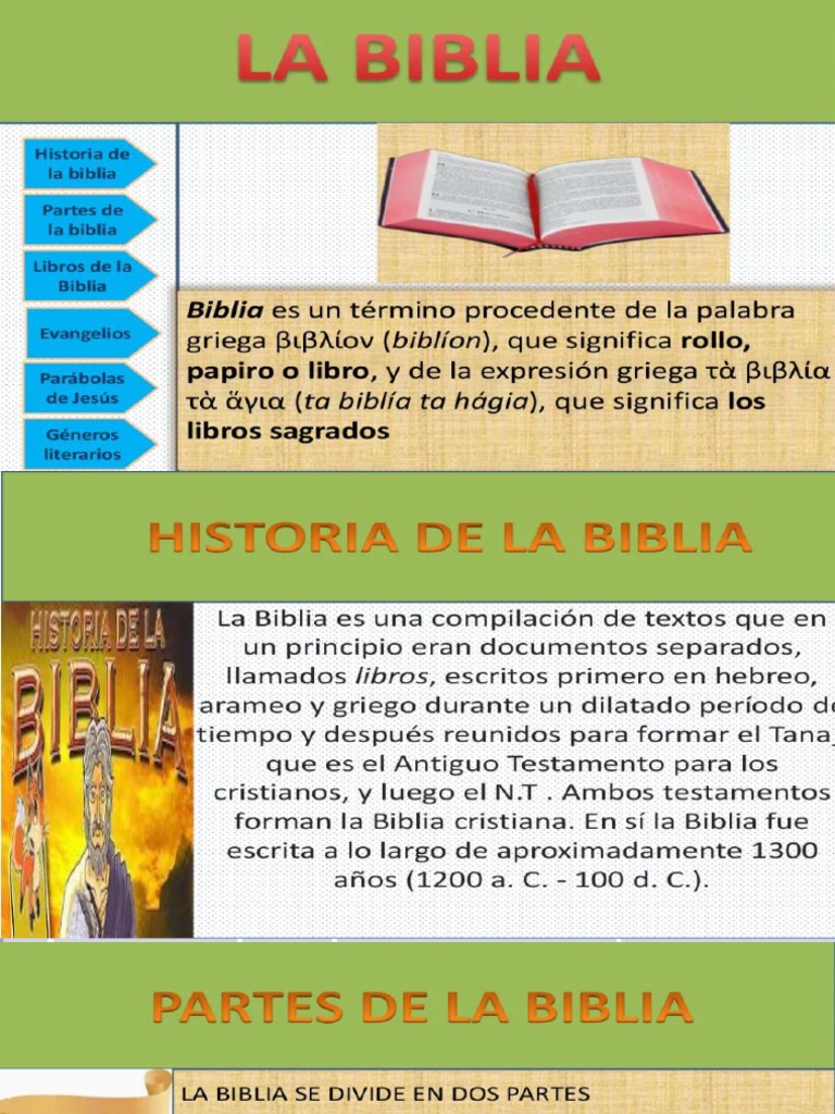 Tema 1 La Biblia | PDF