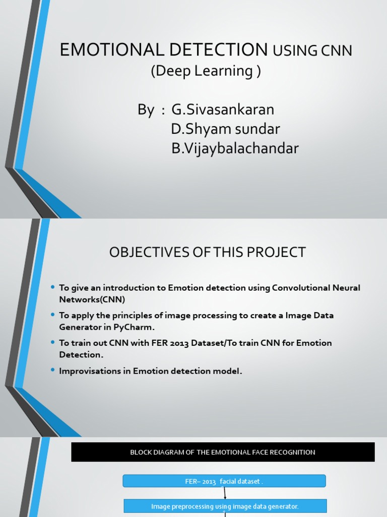 Emotional Detection Using CNN | PDF