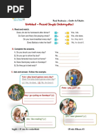 3rd Person Present Simple Verb Examples | PDF | Grammatical Number ...