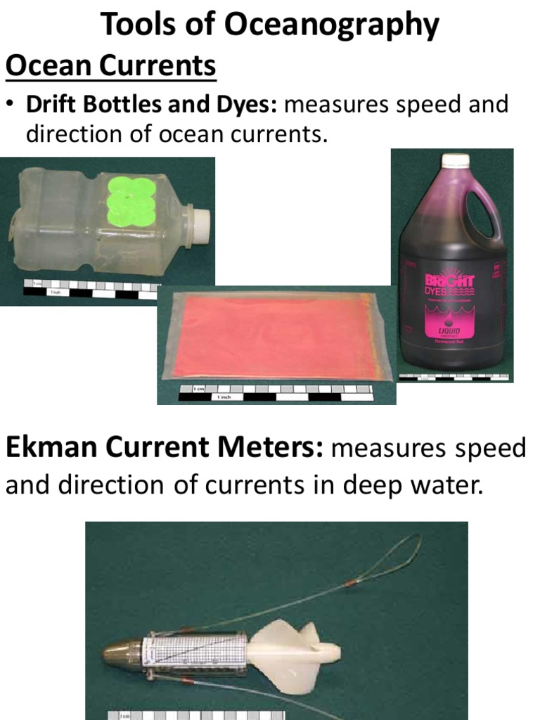 Tools of Oceanography 2016 O2 | PDF | Seabed | Oceans
