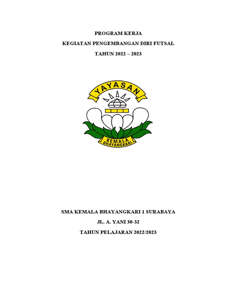 Program Kerja Futsal | PDF