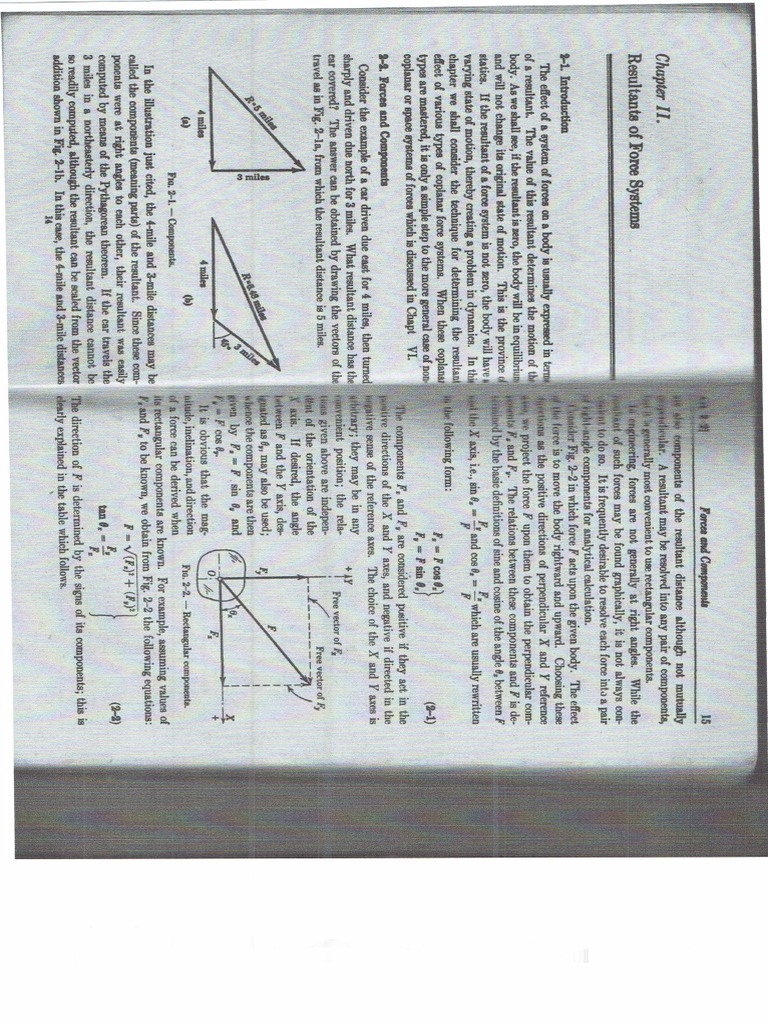 Resultant of Force Systems | PDF